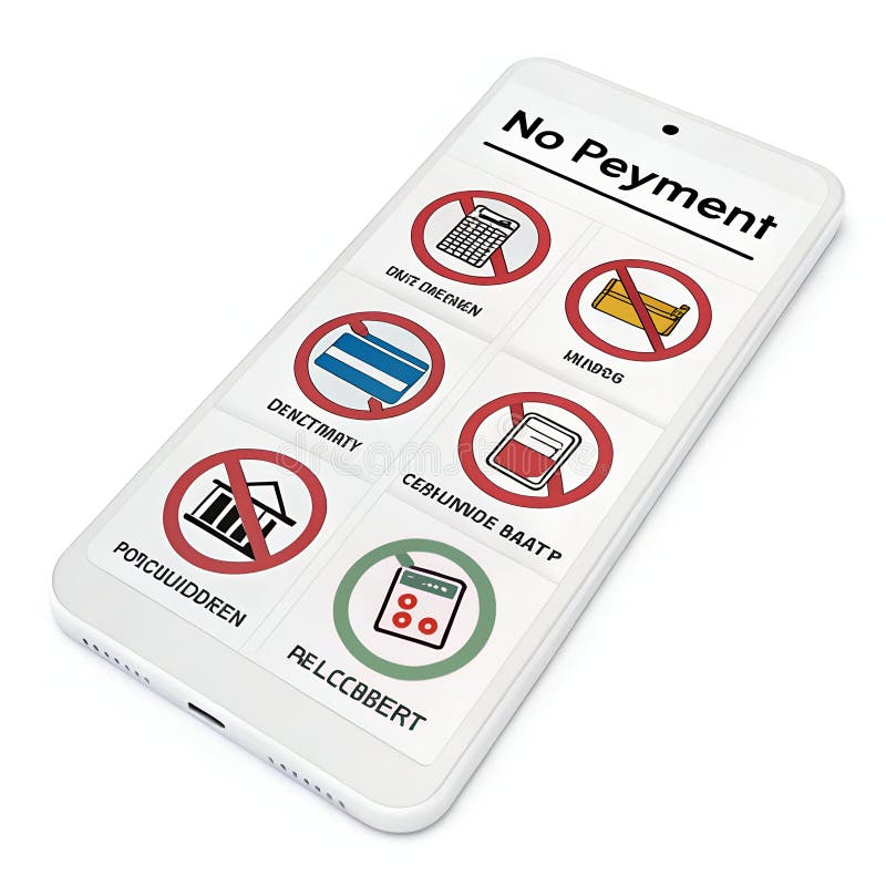 No Payment 3D Empty State Icon Pack, Payment System Concept Stock ...