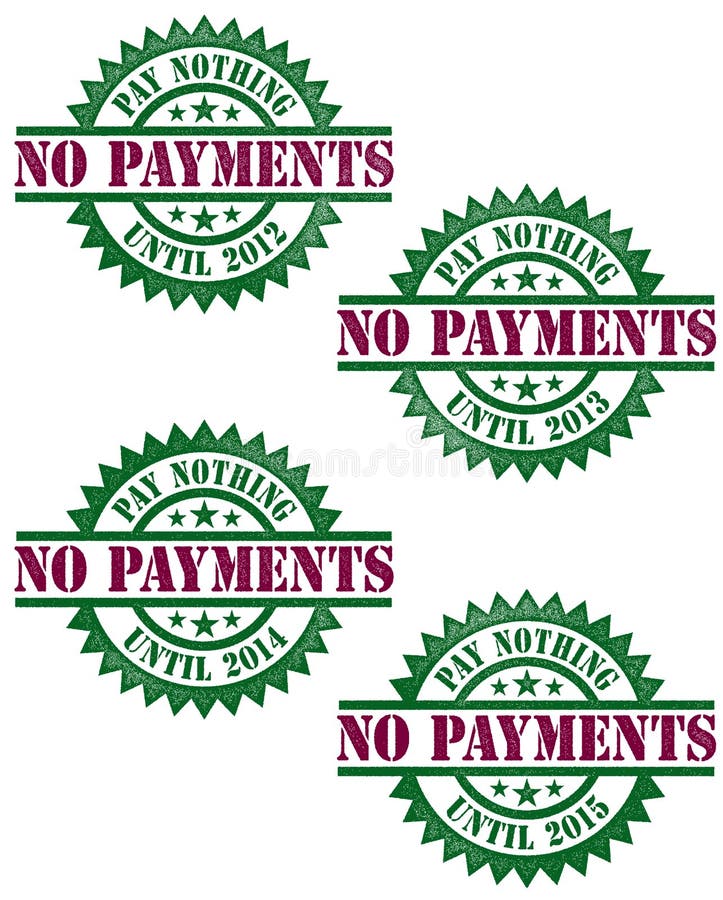 No Payments Financing Vector Stamp Stock Vector - Illustration of sales ...