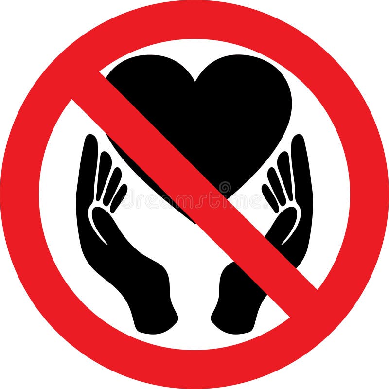 No peace sign stock illustration. Illustration of round - 113167694