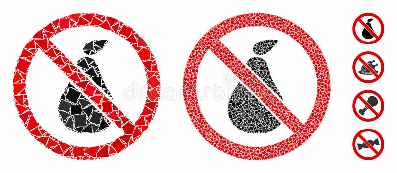 No Pear Composition Icon of Humpy Items Stock Vector - Illustration of ...