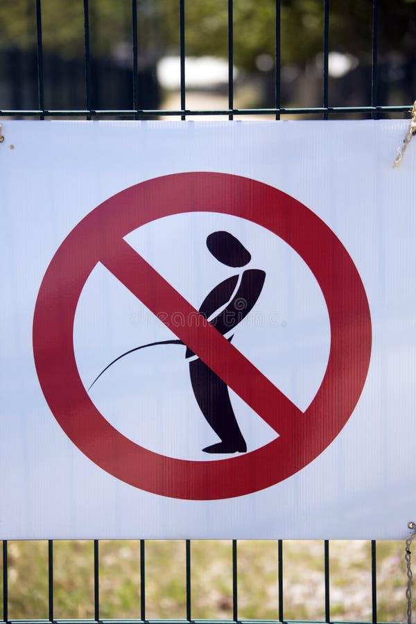 No Peeing sign stock image. Image of french, urinating - 26576323