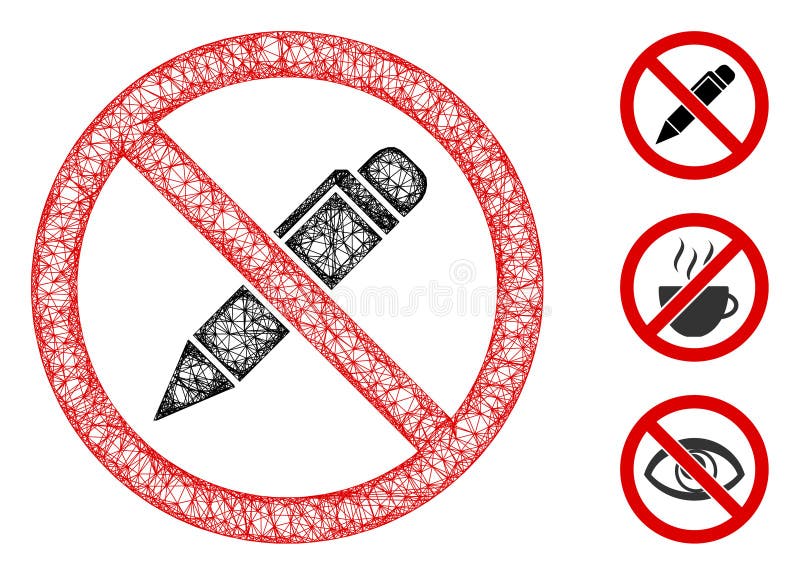 No Stop Pencil Stock Illustrations – 160 No Stop Pencil Stock ...