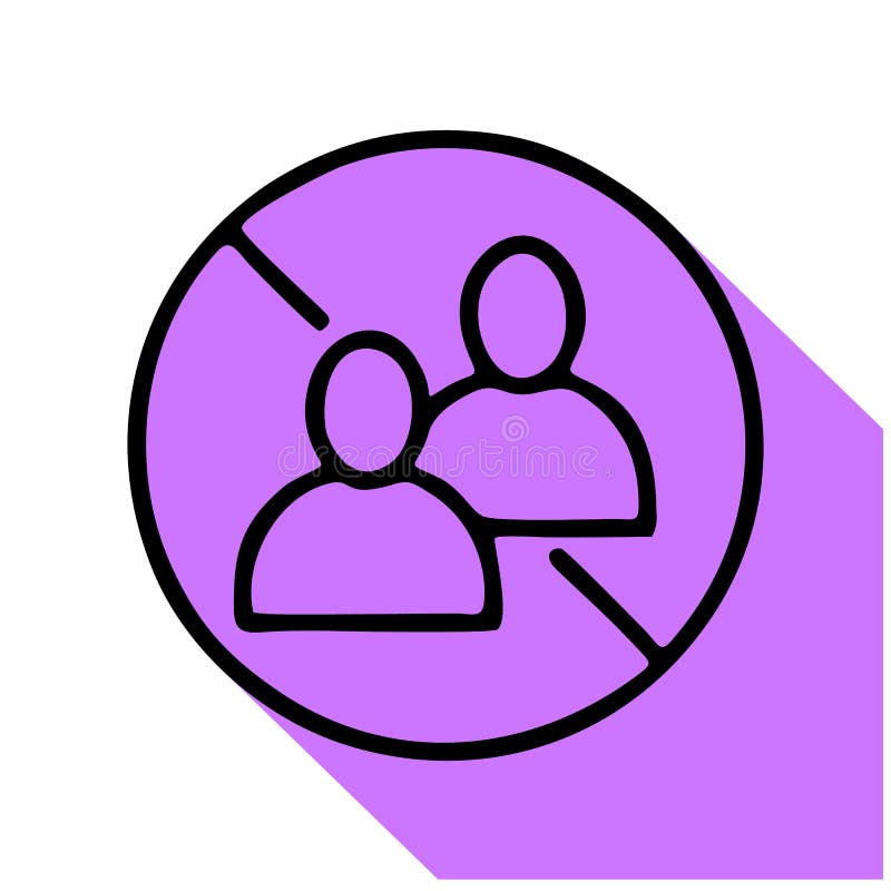 No people allowed sign stock illustration. Illustration of human - 26960462