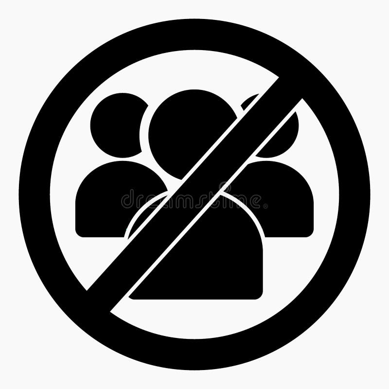 No people stock illustration. Illustration of forbidden - 259454831