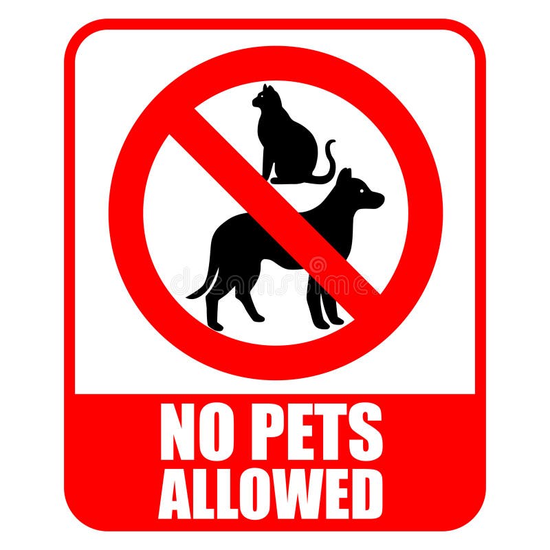 No Pets Allowed Clip Art