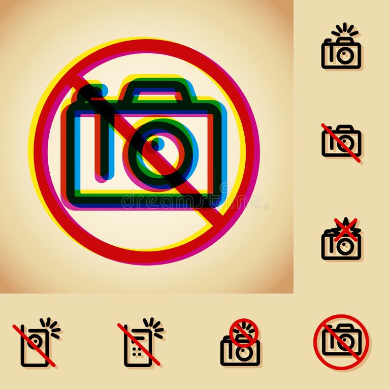 No Cell Phone Camera Stock Illustrations – 215 No Cell Phone Camera ...
