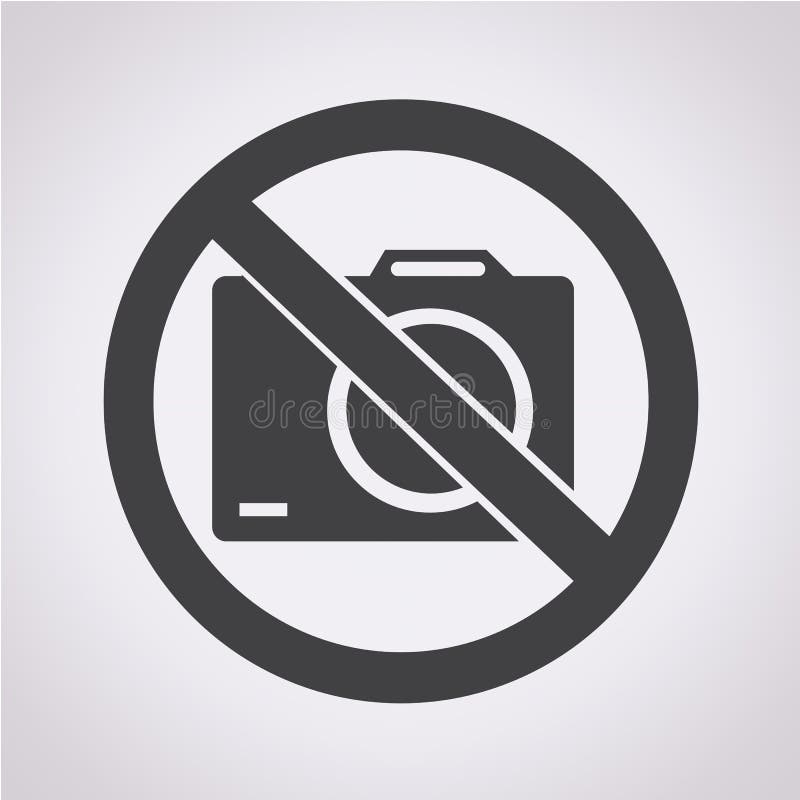 No photo icon stock vector. Illustration of message, symbol - 64765594