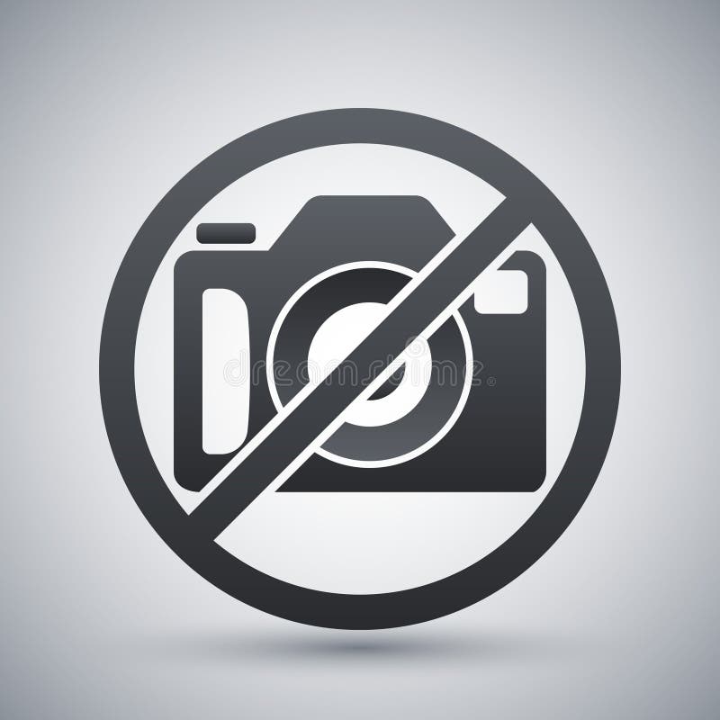 No Photography Sign, Vector Stock Vector - Illustration of forbidden ...