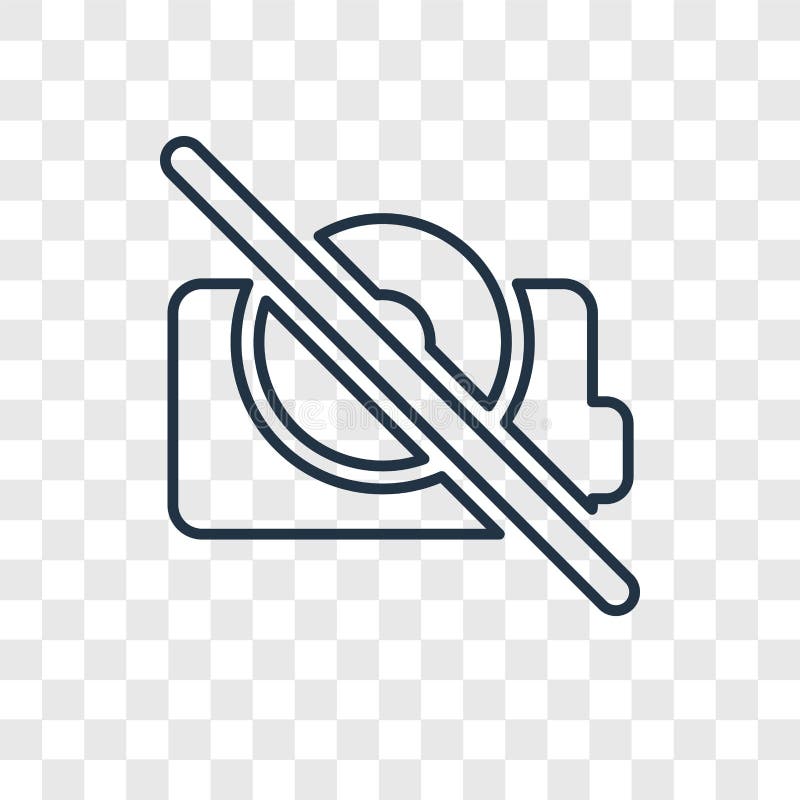 No Pictures Icon Vector Isolated on White Background, Logo Concept of ...