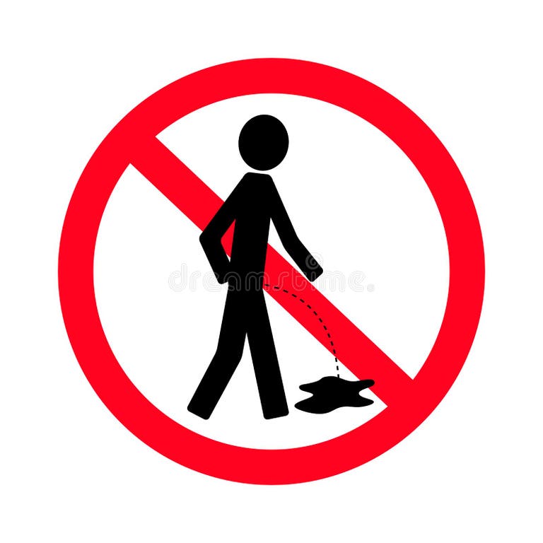 No Pee Sign Stock Illustrations – 119 No Pee Sign Stock Illustrations ...