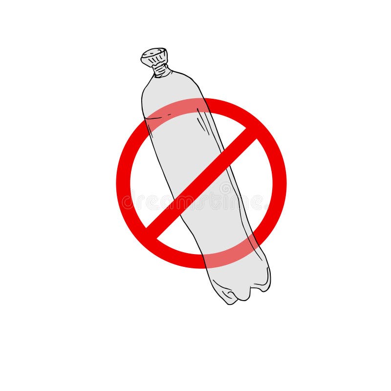 Stop Trashing Our Ocean Stock Vector Illustration Of Plastic 109783324