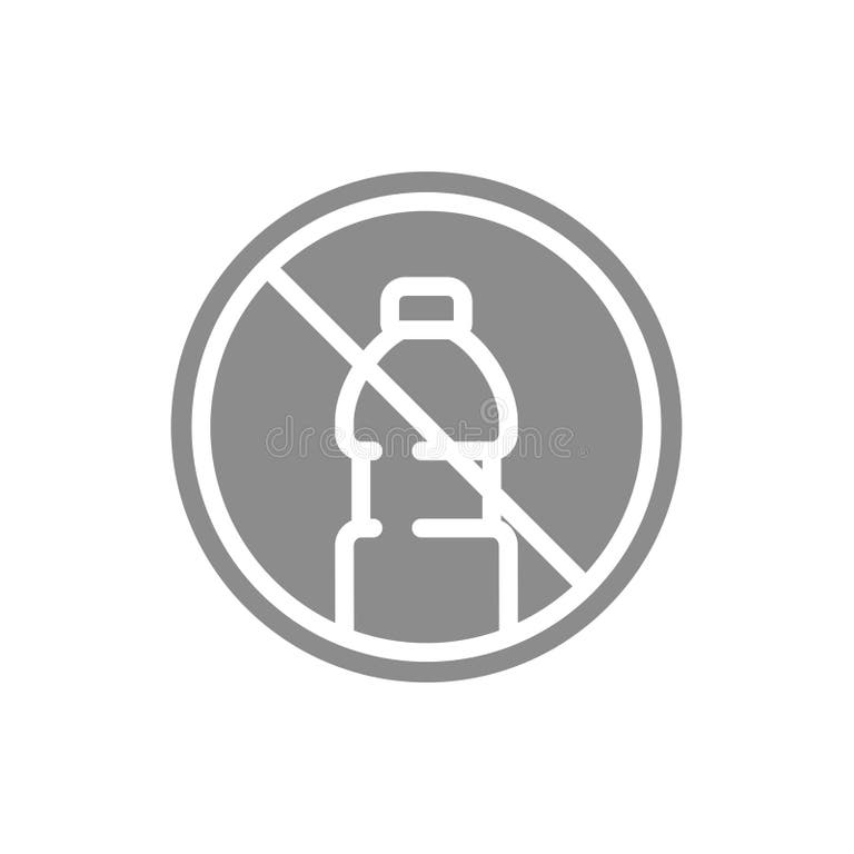 No Plastic Waste Vector Label Stock Vector - Illustration of 39aph39 ...