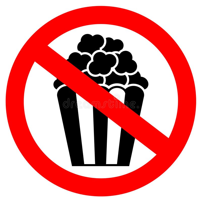 No fastfood sign stock illustration. Illustration of meal - 23834190