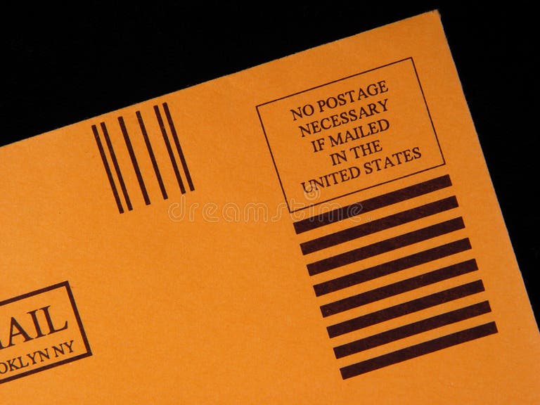 No Postage Needed stock image. Image of envelope, governement - 29849