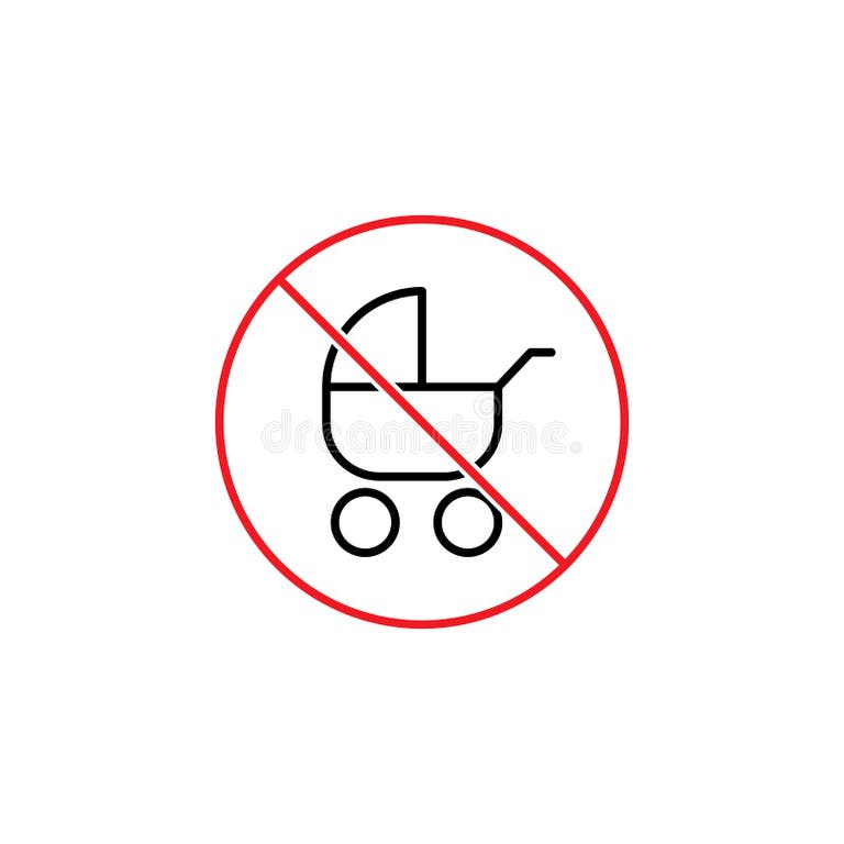 No Pram Sign Stock Illustrations – 80 No Pram Sign Stock Illustrations ...