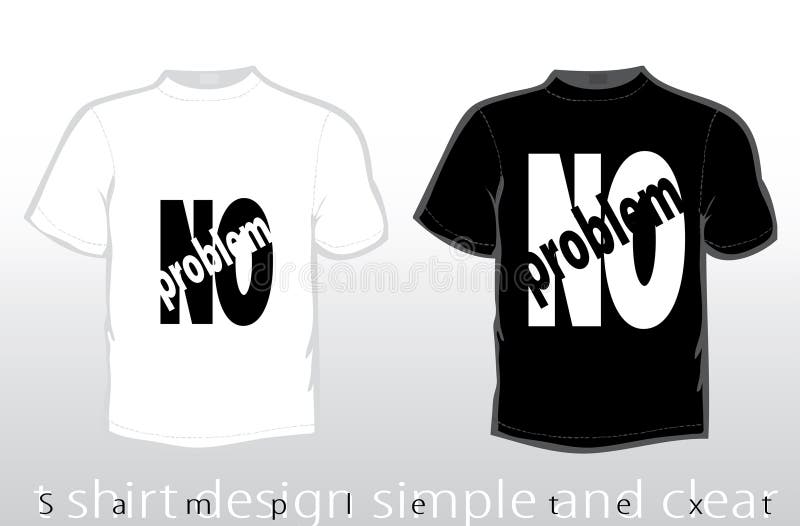 No problem stock vector. Illustration of back, clothing - 25310436