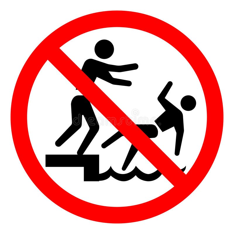 No Pushing Symbol Sign ,Vector Illustration, Isolate on White ...