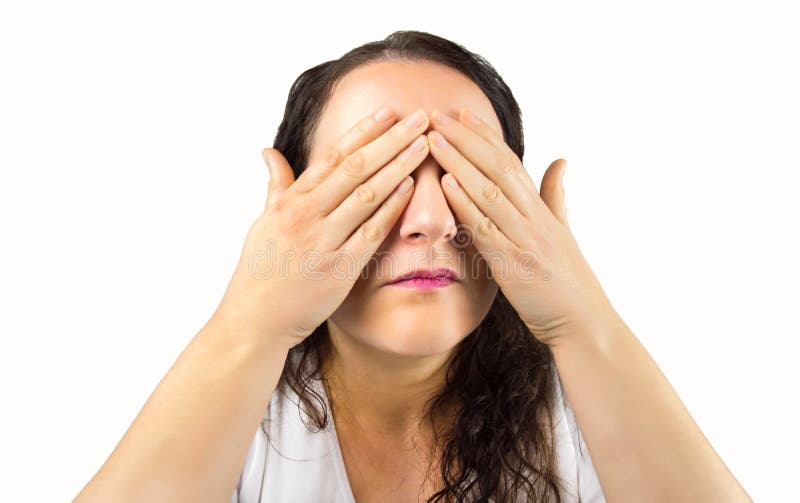 No quiero mirar foto de archivo. Imagen de barba, culpabilidad - 55903664