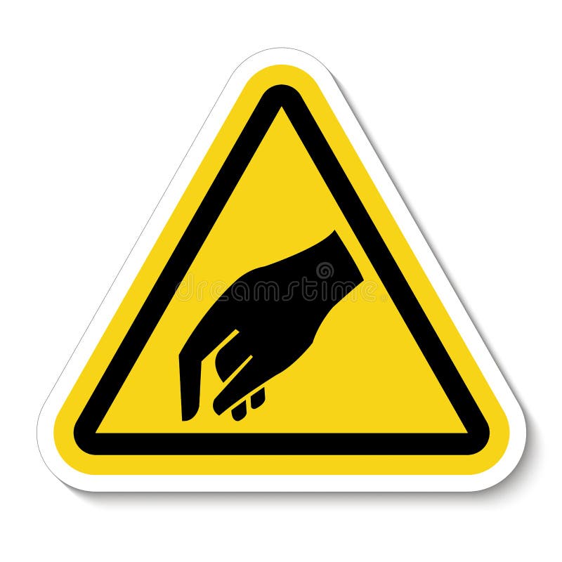 No Reaching in, Do Not Touch Stock Vector - Illustration of risk ...