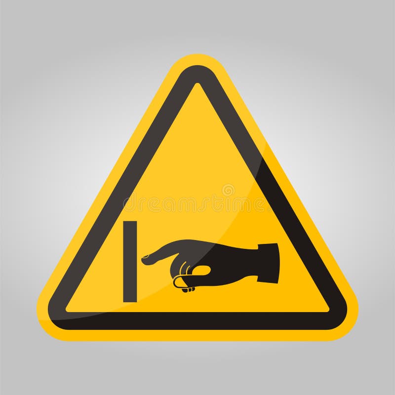No Reaching in, Do Not Touch Stock Vector - Illustration of industry ...