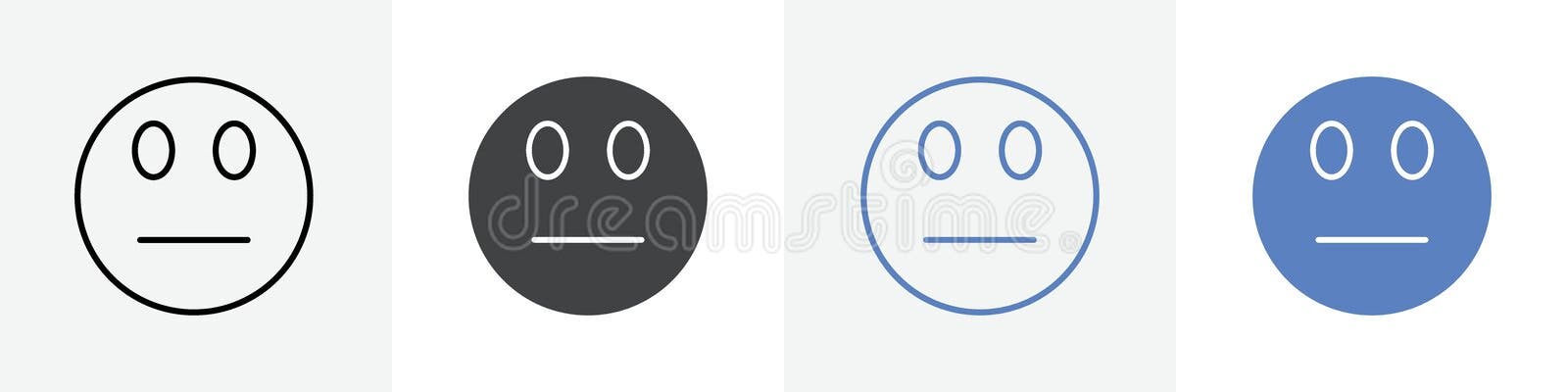 Emoji No Reaction Stock Illustrations – 71 Emoji No Reaction Stock ...