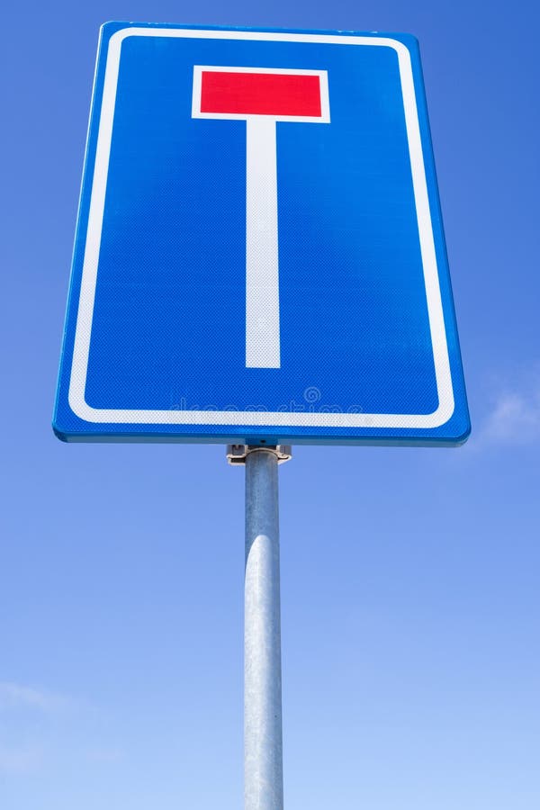 No through road stock image. Image of regulations, traffic - 121336147