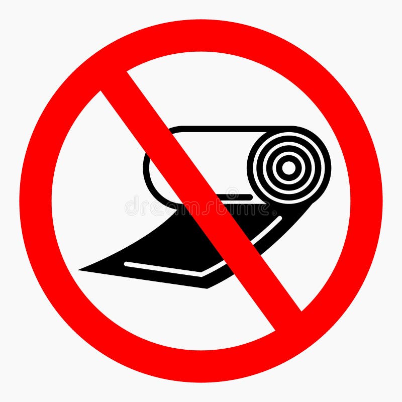 No rolls icon stock illustration. Illustration of allowed - 265066421