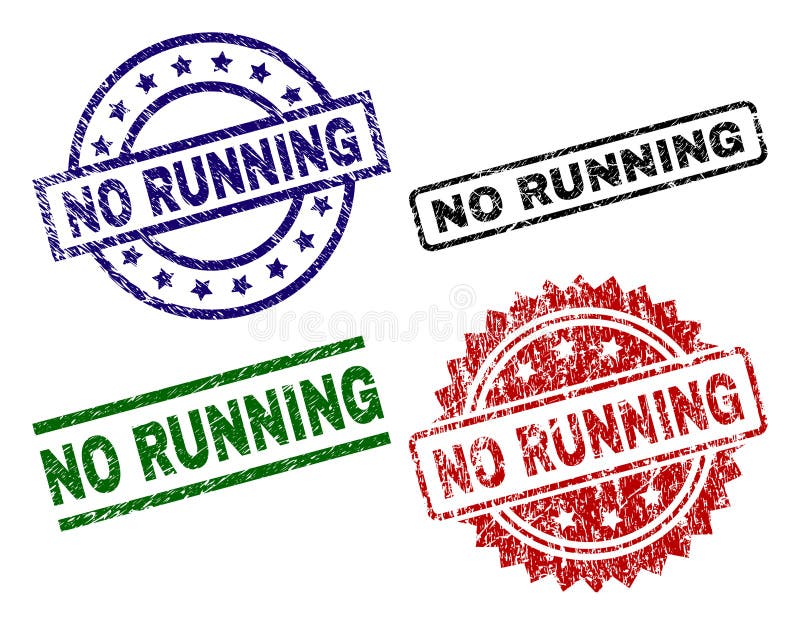 No Running Black Circle Stock Illustrations – 104 No Running Black ...