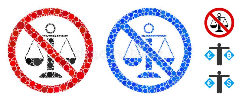 No Scales Mosaic Icon of Circle Dots Stock Vector - Illustration of ...