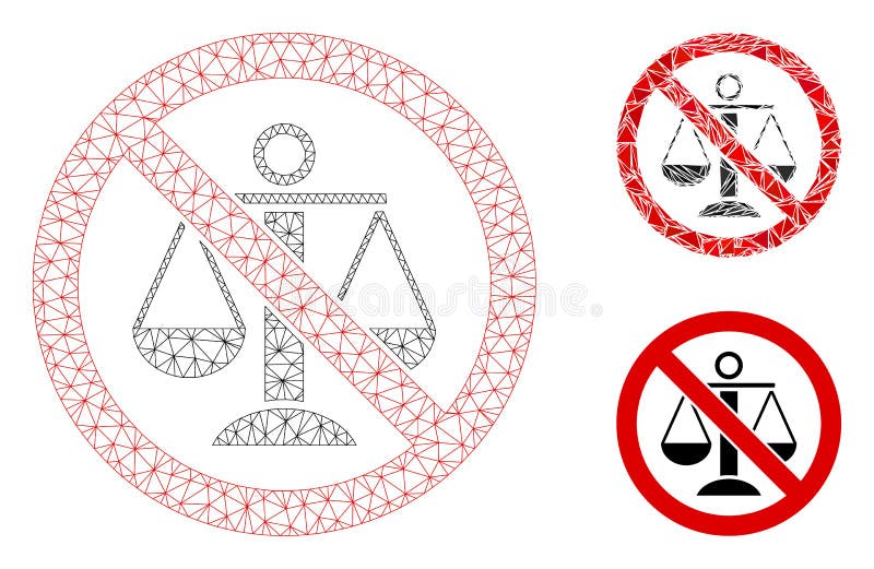 No Scales Vector Mesh Network Model and Triangle Mosaic Icon Stock ...
