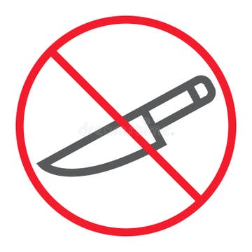 No Sharp Object Sign Stock Illustrations – 406 No Sharp Object Sign ...
