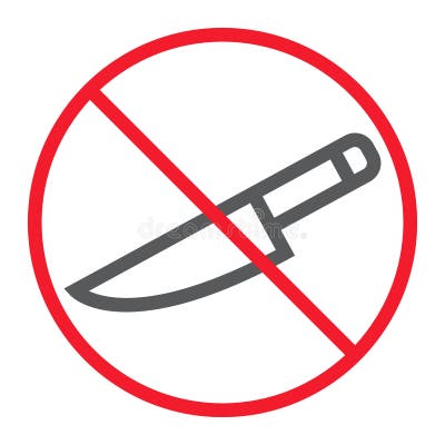 No Sharp Object Sign Stock Illustrations – 406 No Sharp Object Sign ...