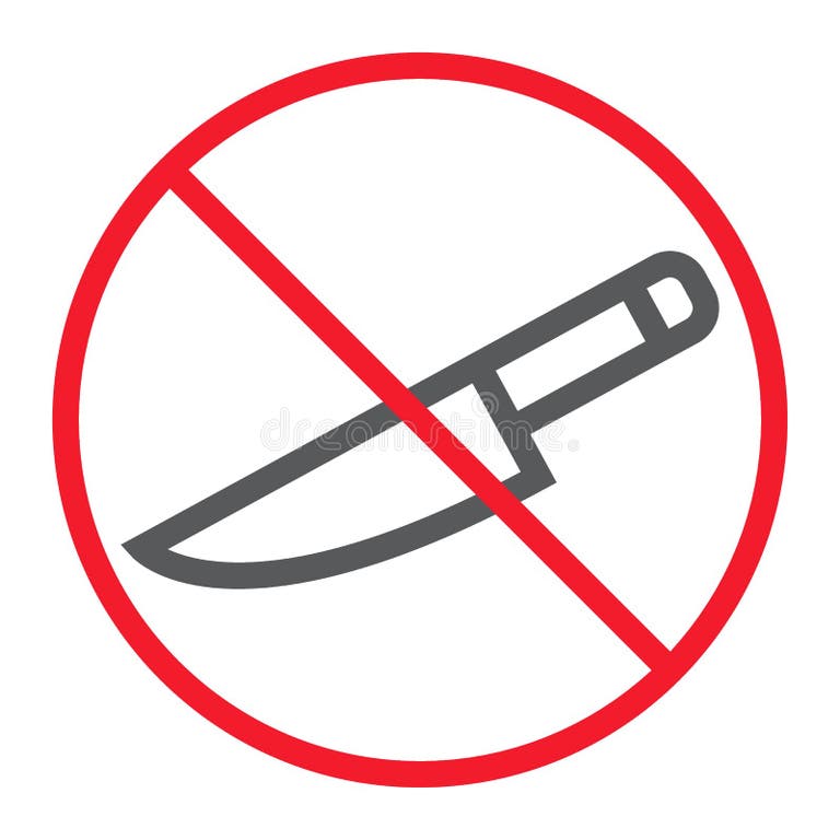 No Sharp Object Sign Stock Illustrations – 449 No Sharp Object Sign ...