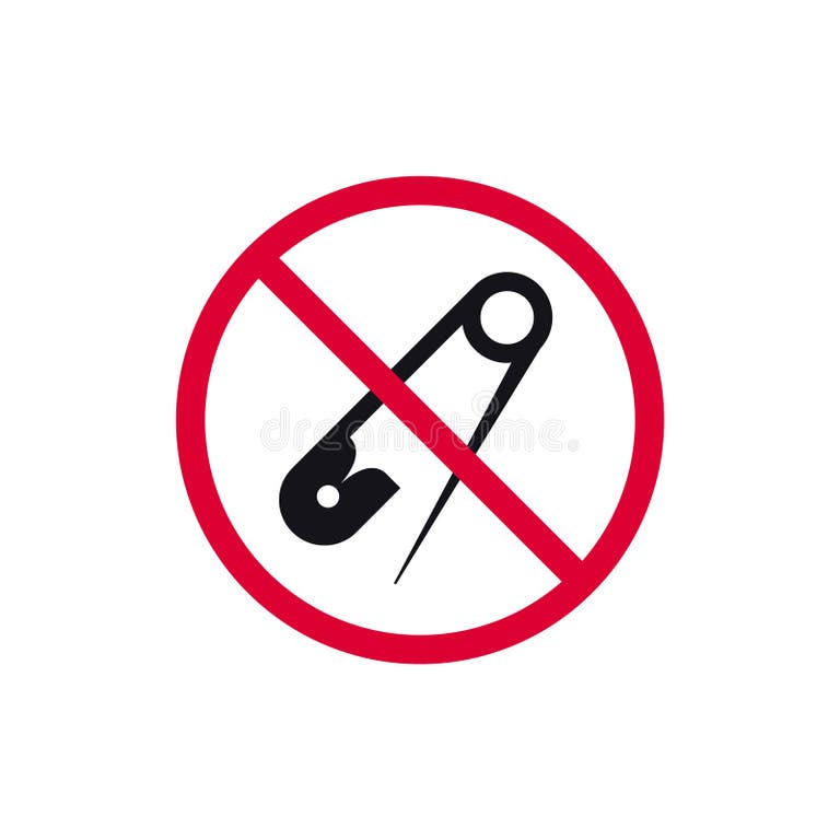 No Sharp Object Sign Stock Illustrations – 431 No Sharp Object Sign ...