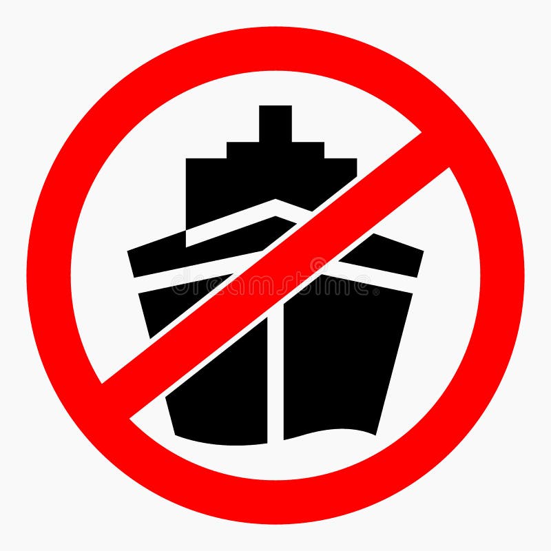 No ships stock vector. Illustration of danger, vector - 263260549