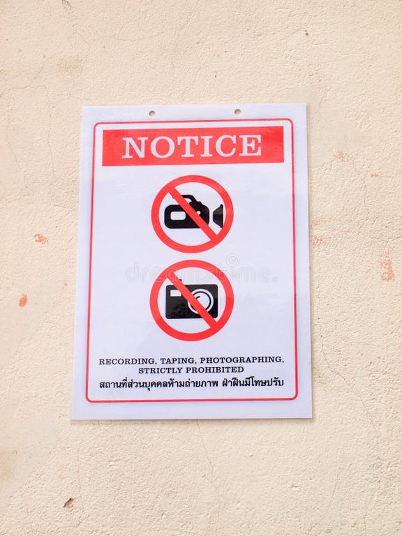 106 No Camera Allowed Sign Stock Photos - Free & Royalty-Free Stock ...