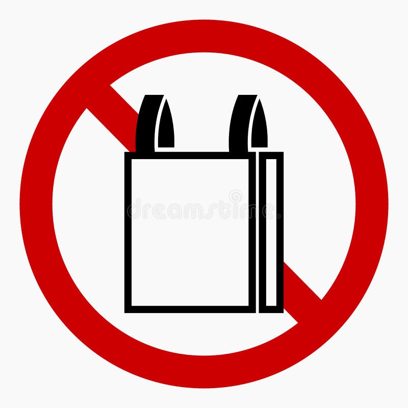 No shopping icon stock vector. Illustration of vector - 268620676