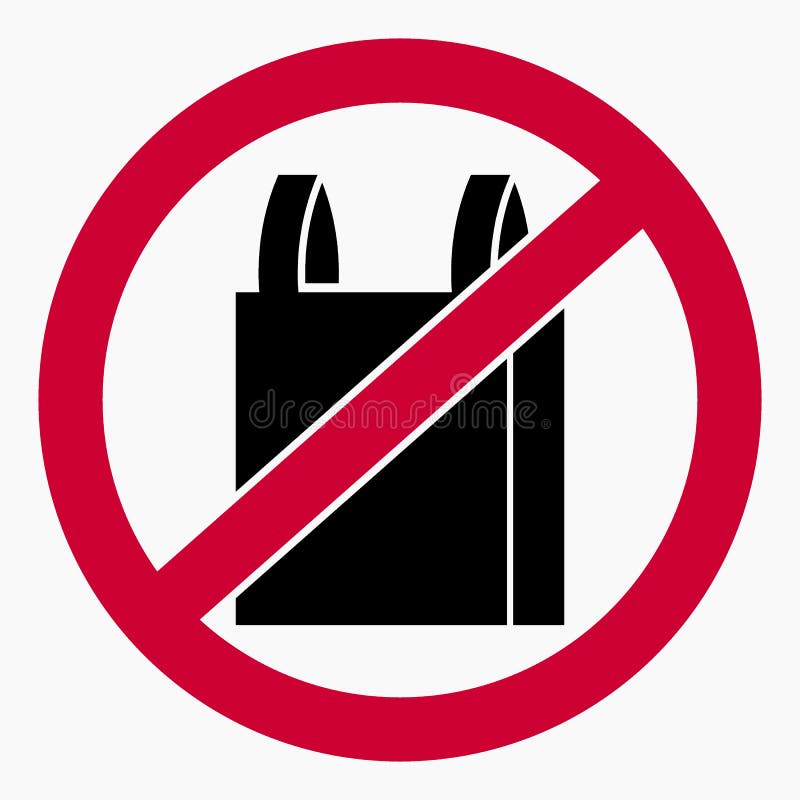 No shopping icon stock vector. Illustration of container - 268620679