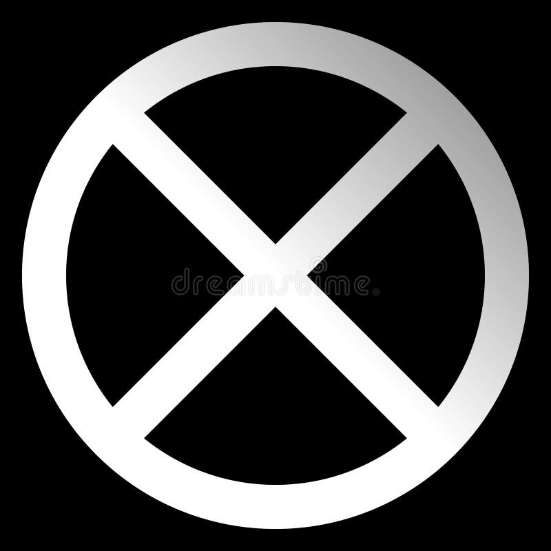 No Sign - White Thin Gradient, Isolated - Vector Stock Vector ...
