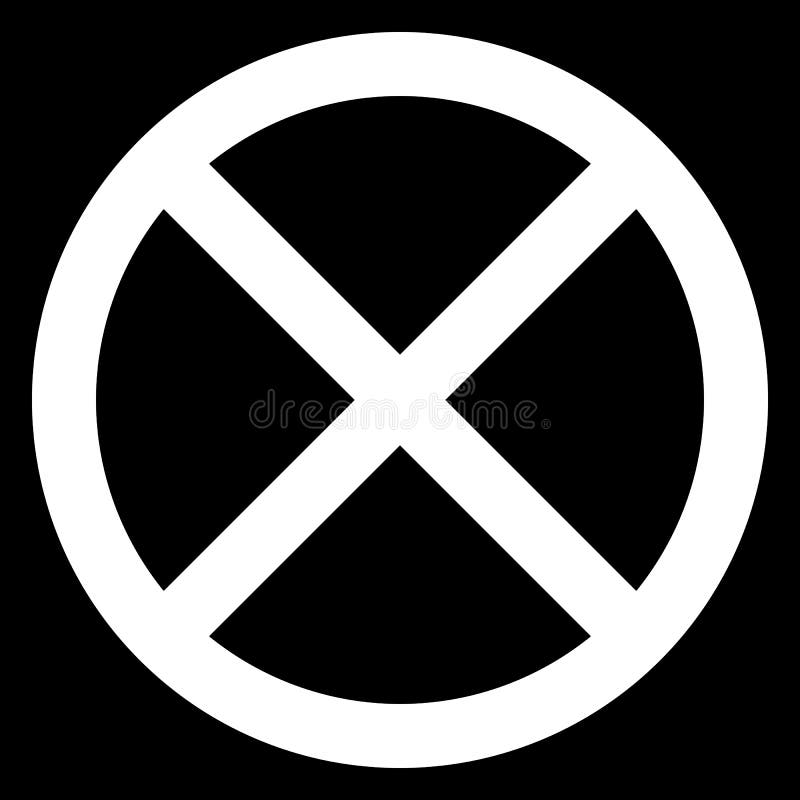 No Sign - White Thick Gradient, Isolated - Vector Stock Vector ...