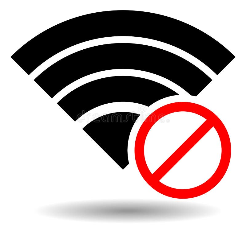 No Signal or Bad Antenna Symbol Stock Vector - Illustration of antena ...