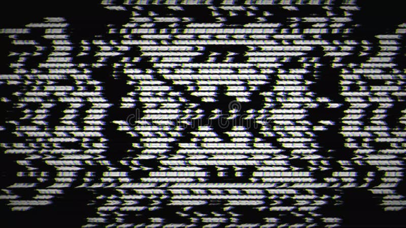 No Signal Glitch Analog TV Pixel Noise Distortion. Digital Interference ...