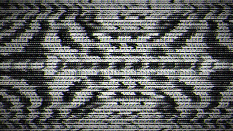 No Signal Glitch Analog TV Pixel Noise Distortion. Digital Interference ...