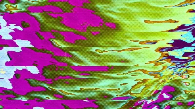 No Signal Glitch Analog TV Pixel Noise Distortion. Digital Interference ...
