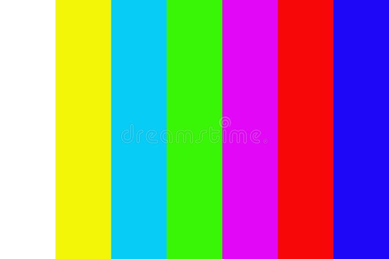 No Signal Tv Error on Television Screen Background Stock Illustration ...