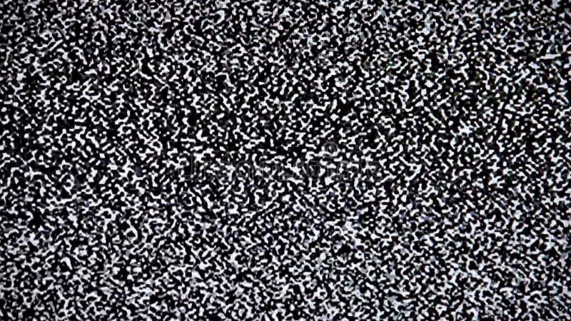 Black And White Fuzzy Screen