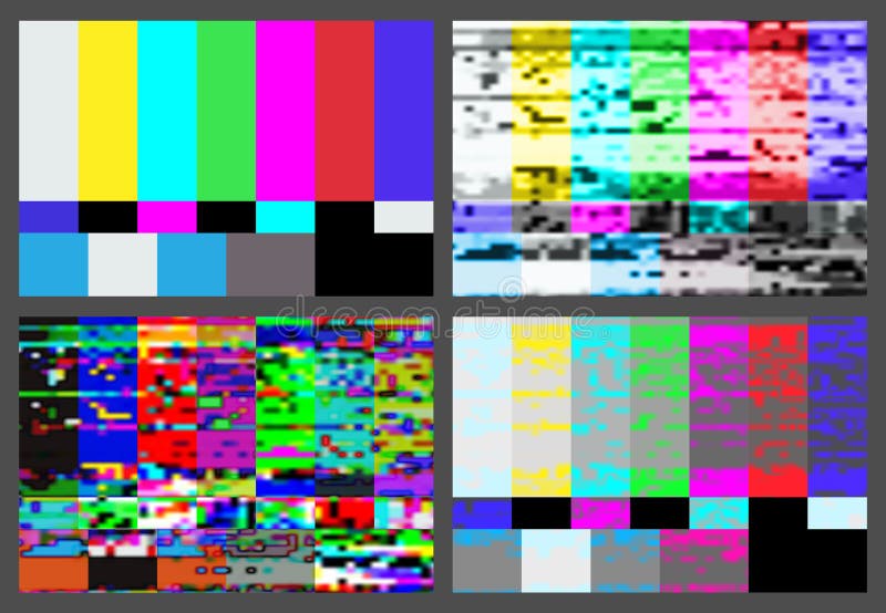 Vintage Television Test Pattern Stock Illustrations – 186 Vintage ...