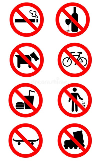No Signs stock vector. Illustration of components, background - 18973233