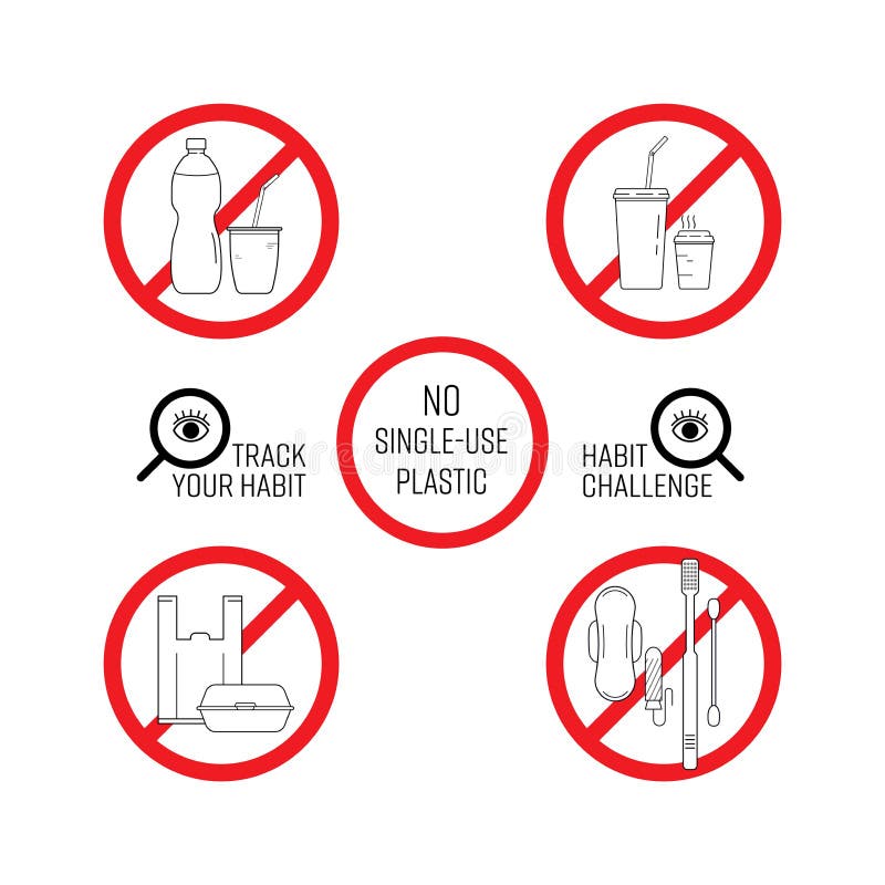 Single Use Only Sign