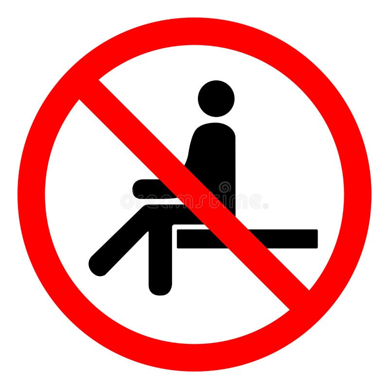 Do Not Seat Sign Stock Illustrations – 235 Do Not Seat Sign Stock ...